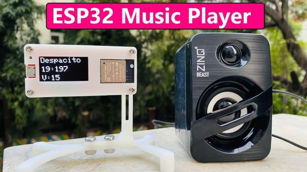 DIY ESP32 Music Audio MP3 Player with OLED Display