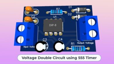 Automatic LED Blinking Circuit using 555 Timer IC - LED Flasher